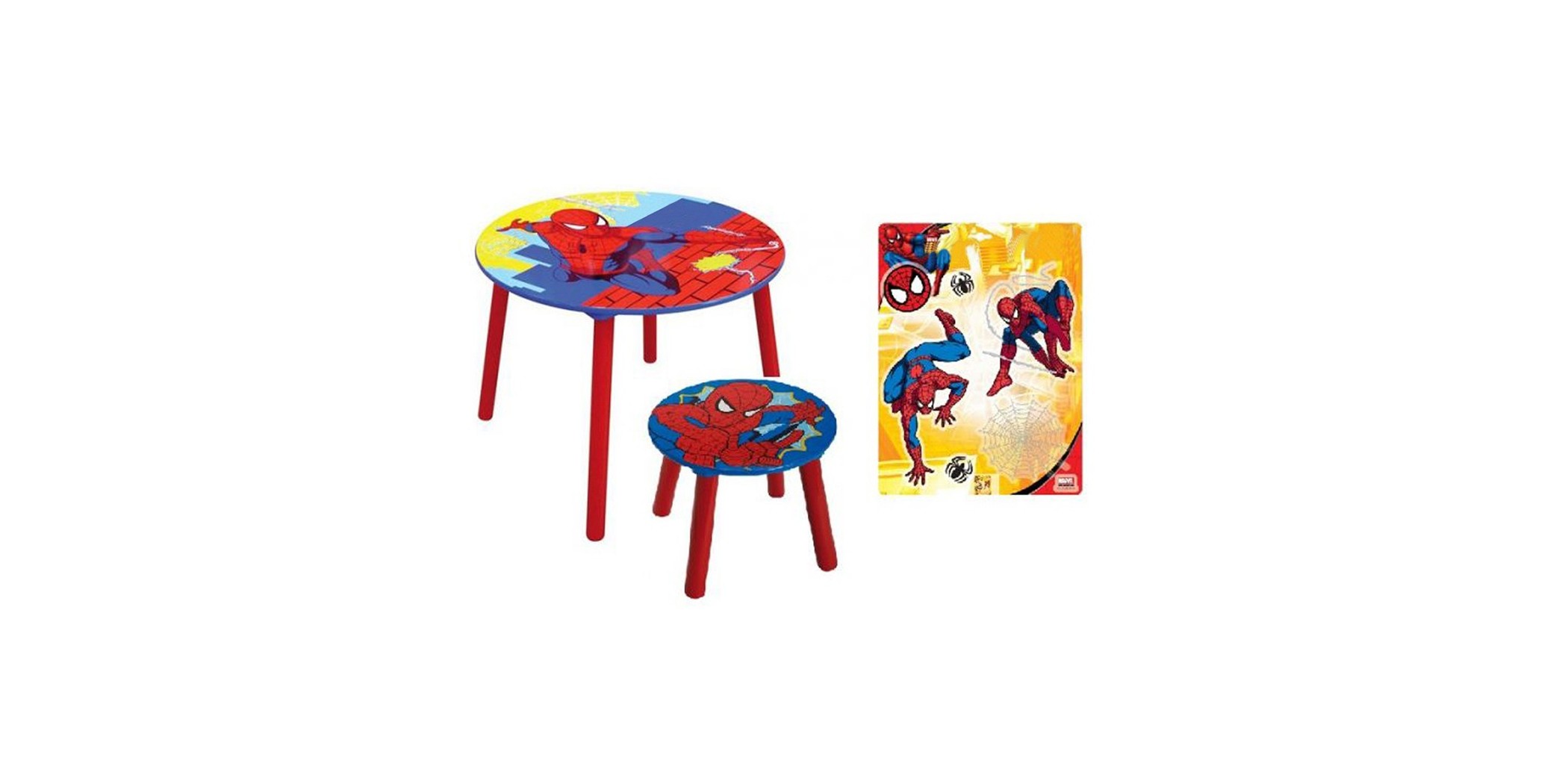 Cijep Spiderman Set Table & Stool